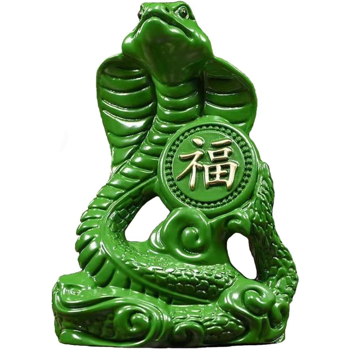 Tingzi Snake Statue 2025 Year of the Snake Figurine Hand Craved Crafts ...