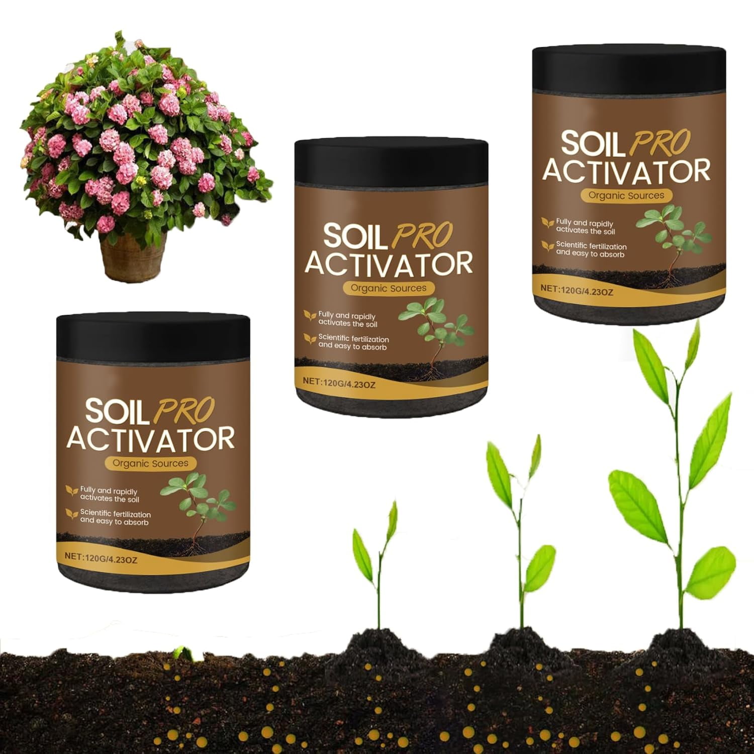 Tingzi Soil Activator - Organic Soil Activator & Plant Fertilizer ...