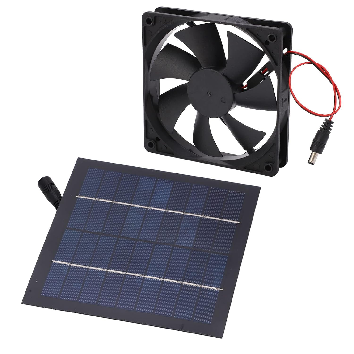 Tingzi Solar Powered Fan, 20W IP65 Outdoor Exhaust Fan Energy Saving ...