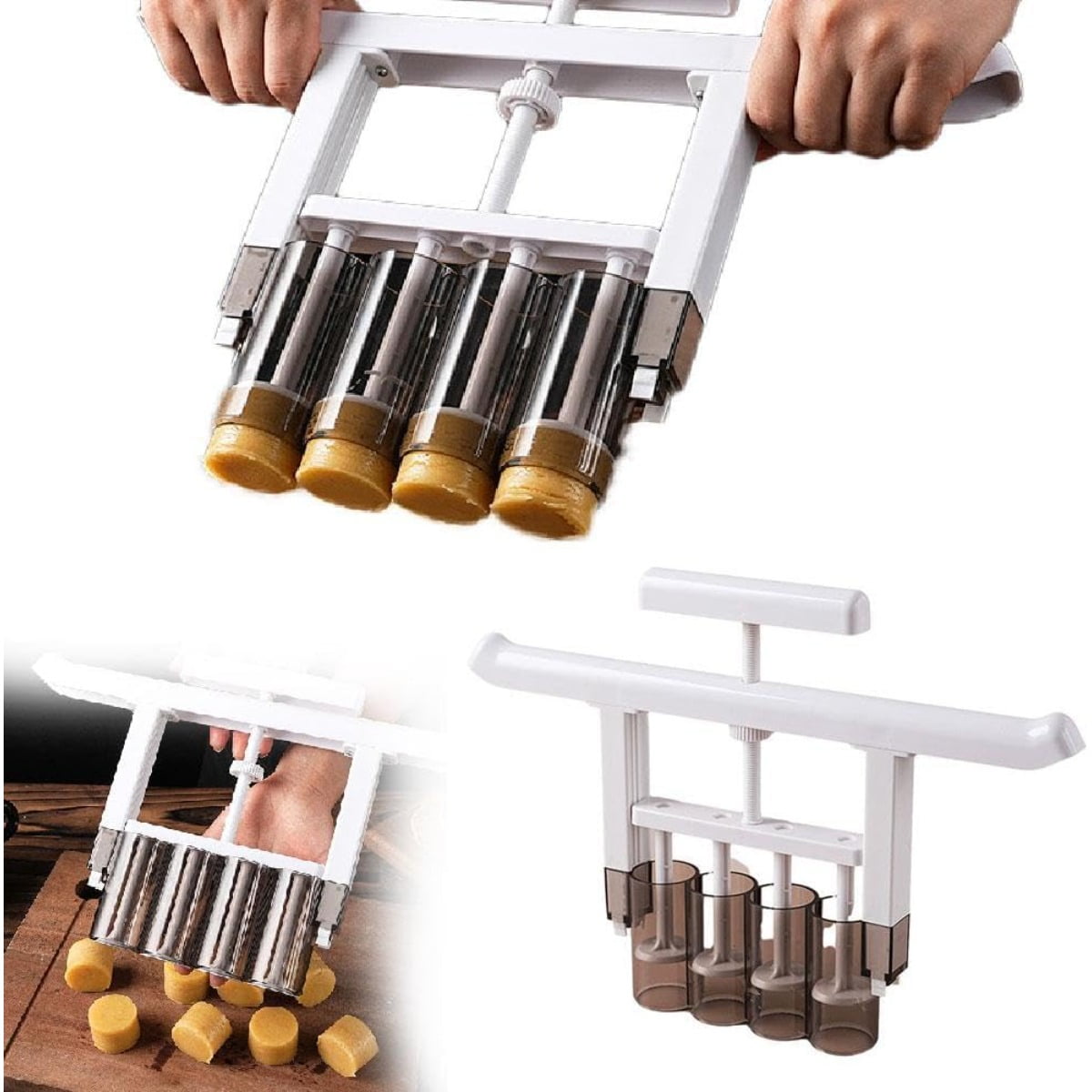 Tingzi Stuffing Dough Machine, Quantitative Artifact Peach Cake Divider ...
