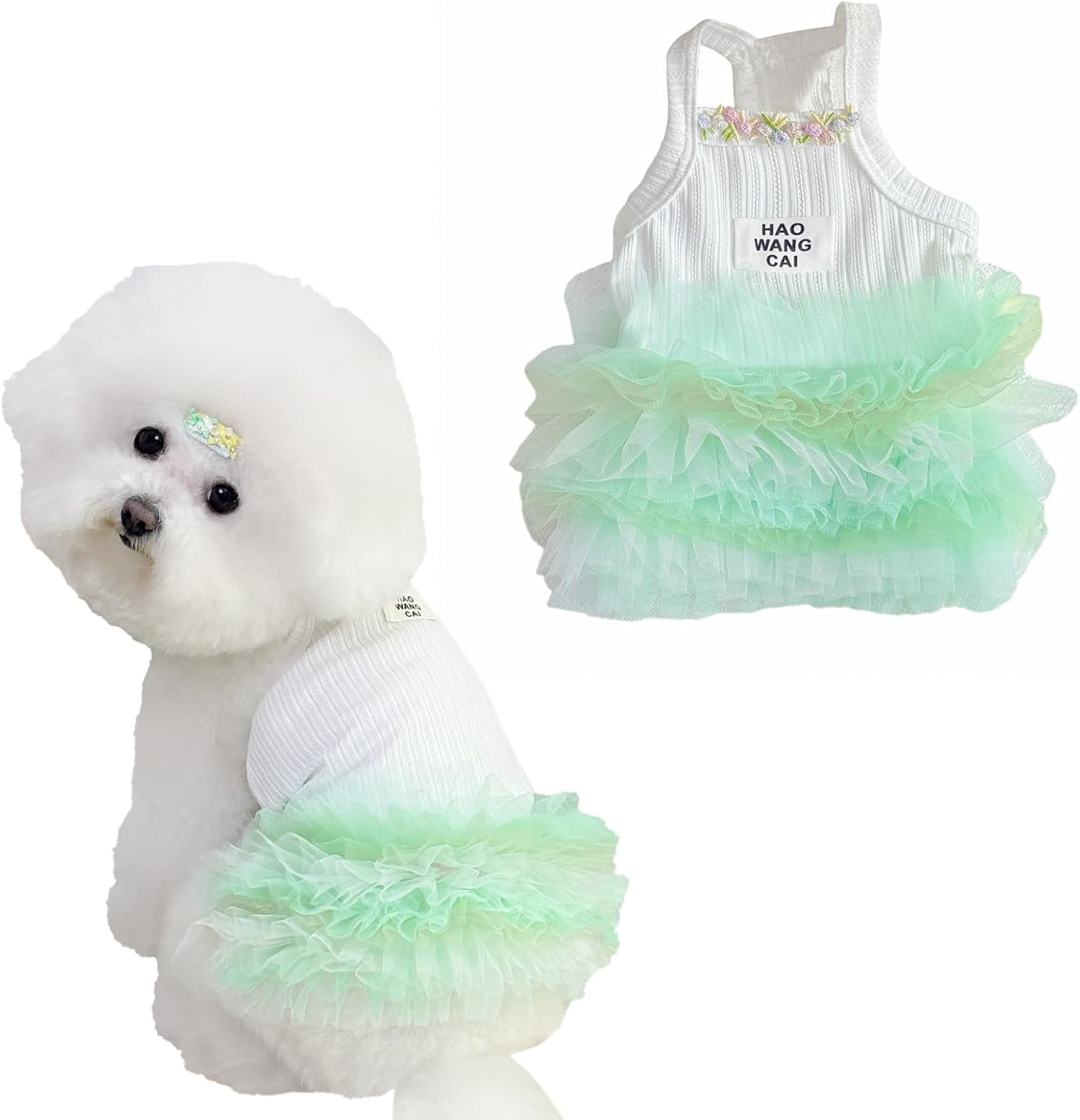 Tingzi Summer Dog Dresses for Small Dogs – Sleeveless Tank Top Dress ...
