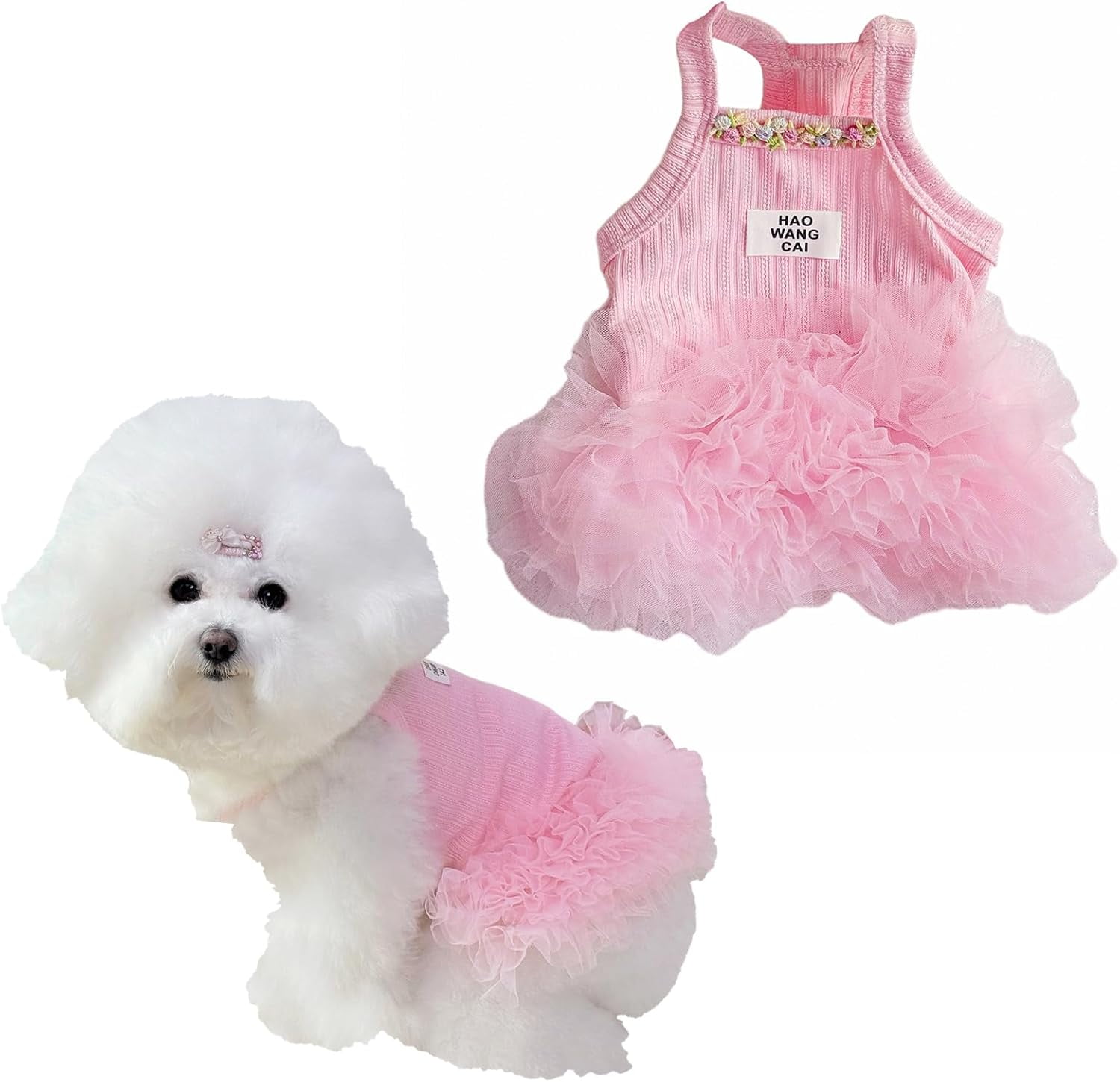 Tingzi Summer Dog Dresses for Small Dogs – Sleeveless Tank Top Dress ...