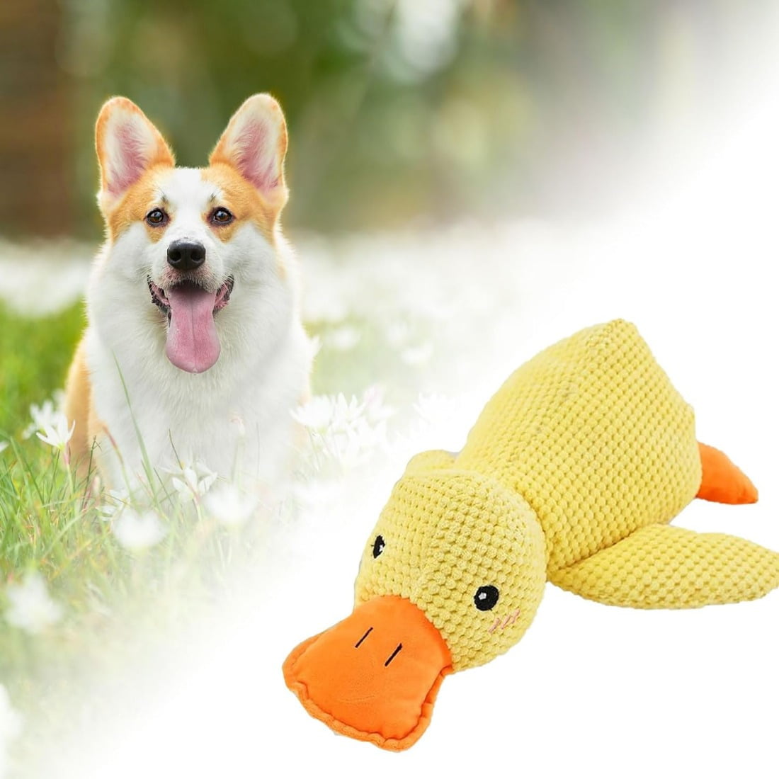 Tingzi The Mellow Dog Calming Duck, Calming Duck Dog Toy, Duck Toy for Dogs, Mellow Dog Calming ...