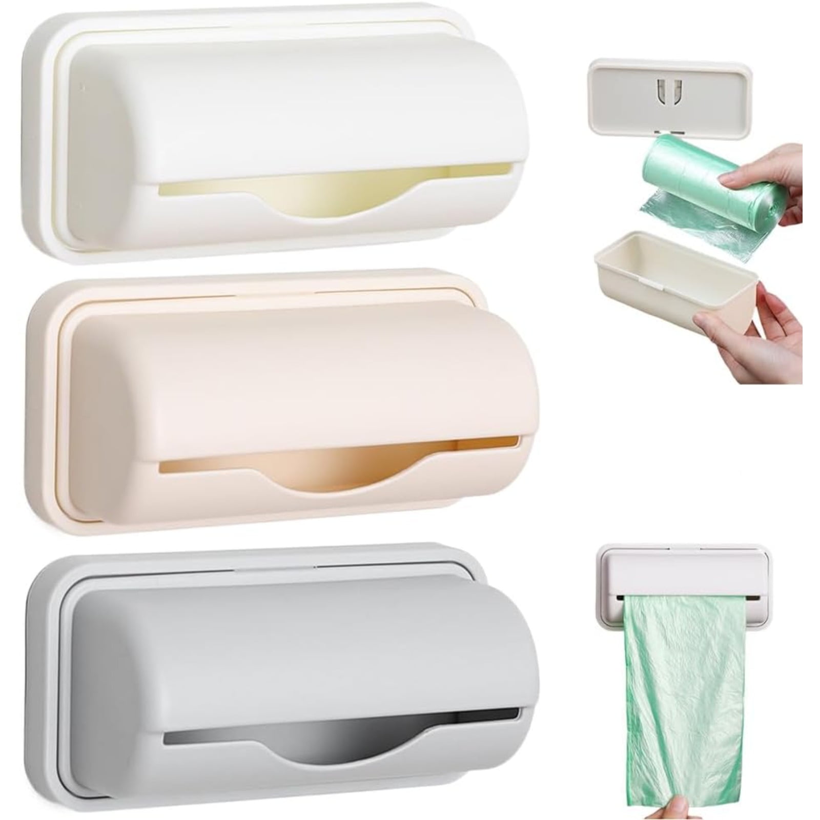 Tingzi Trash Bags Dispenser, Small Bin Liner Dispenser Trash Can Liner ...