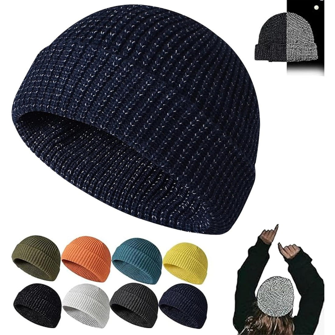Tingzi Weflexus Reflective Beanie, Flex Beanie 2.0 - Unisex, Flex ...