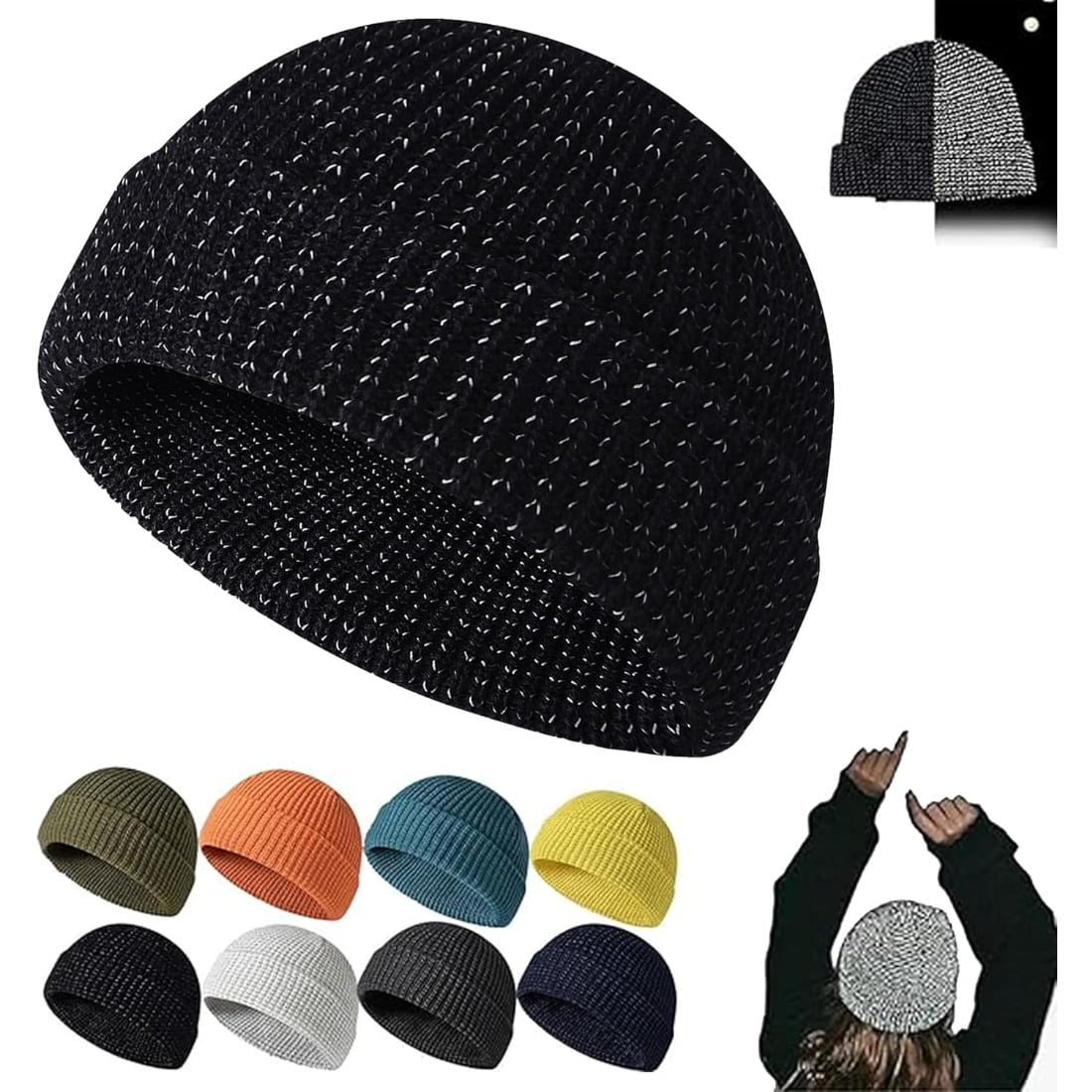 Tingzi Weflexus Reflective Beanie, Flex Beanie 2.0 - Unisex, Flex ...