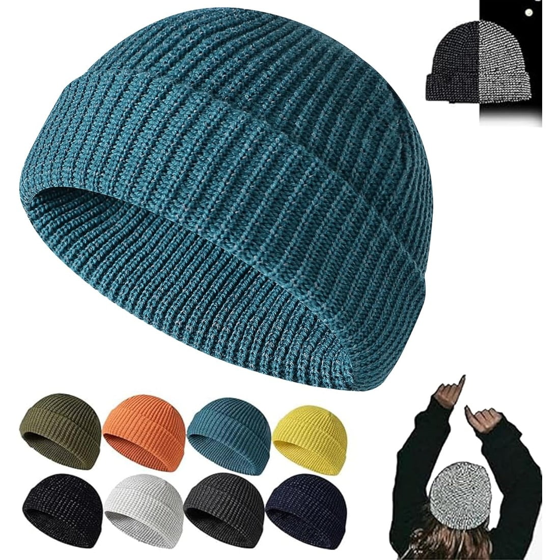Tingzi Weflexus Reflective Beanie, Flex Beanie 2.0 - Unisex, Flex ...