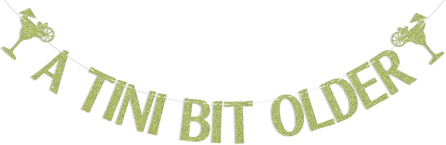 A Tini Bit Older Banner - Martini Bar Party Decorations, Weenies and ...