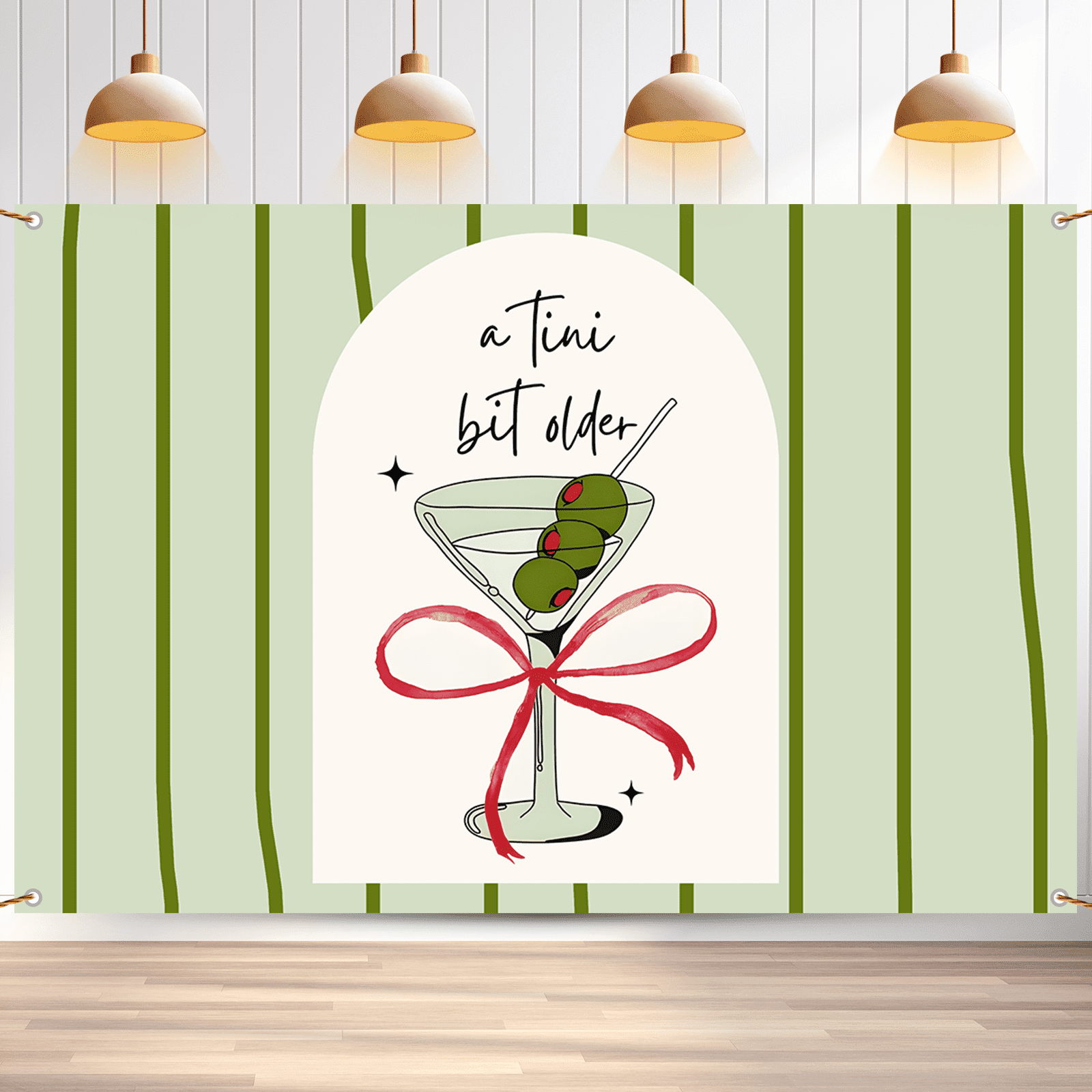 A Tini Bit Older Birthday Coffece Backdrop,Espresso Martini Decorations ...