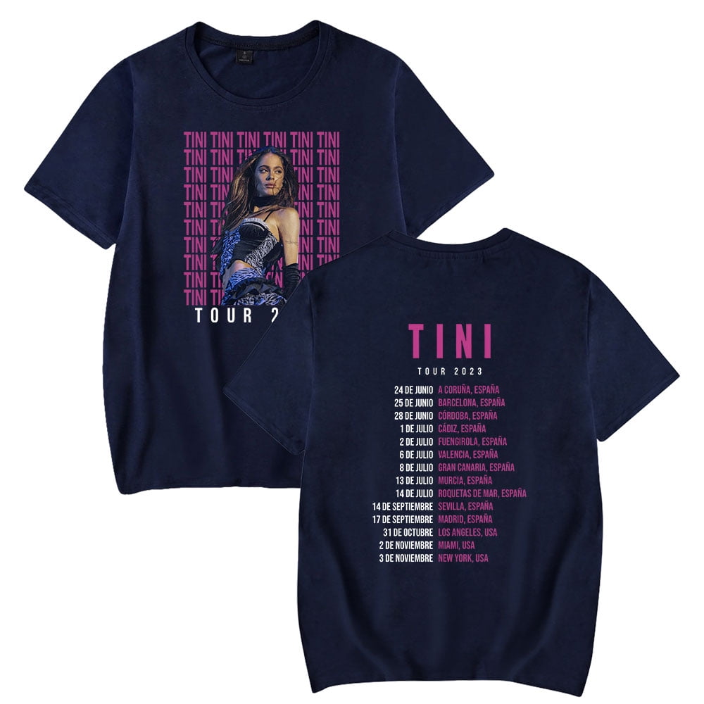 Tini Stoessel Shirt 2023 Tour Merch T-shirt Women Men Casual Short ...
