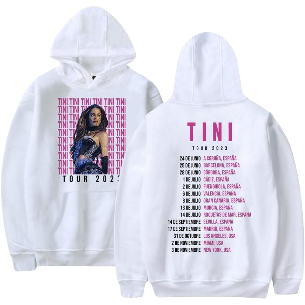 Tini Stoessel Singer 2023 Tour Singer Merch Hoodie Unisex Sweatshirts ...
