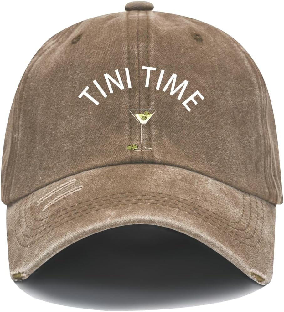 Tini Time Hat, Tini Time Cap, Tini Time Baseball Cap, Tini Time Red Hat - Walmart.com