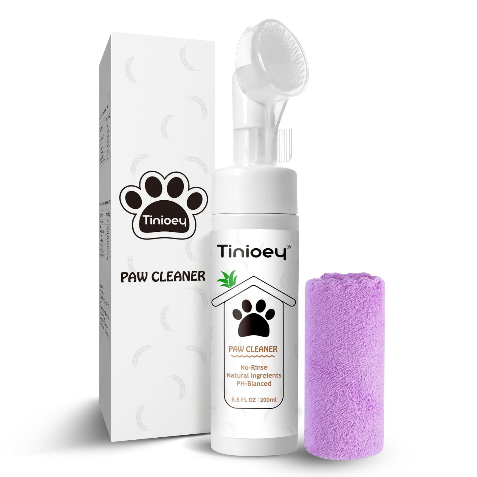 Tinioey Paw Cleaner for Dogs and ATT1Cats (6.8 oz) | Clean Paws No ...