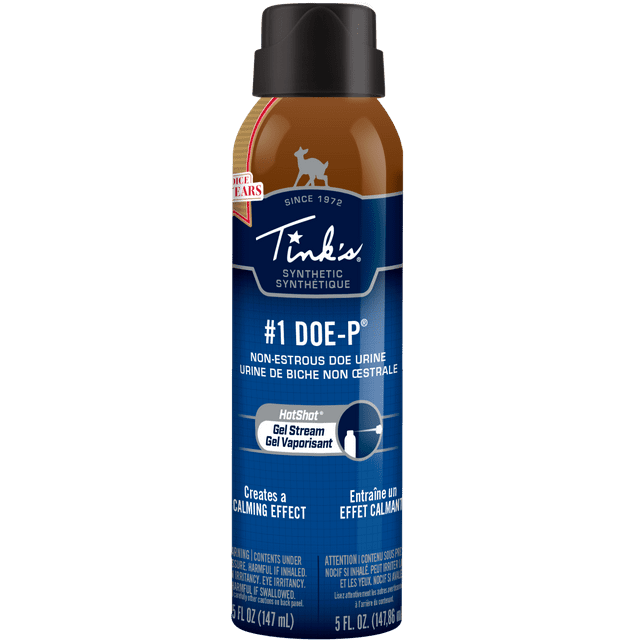 Tink's #1 Doe-P Synthetic Doe Urine Hot Shot Gel Stream Deer Scent - 5 ...