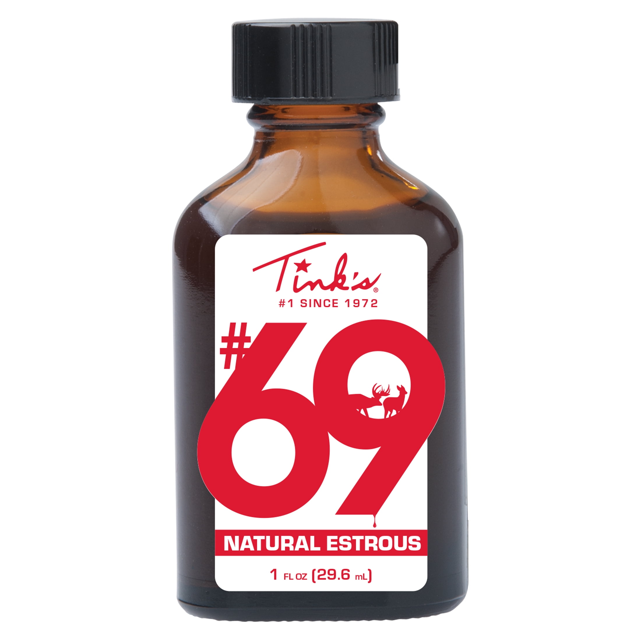 Tink's #69 Doe-In-Rut Estrous Doe Urine Glass Bottle 1 oz. Deer Scent ...