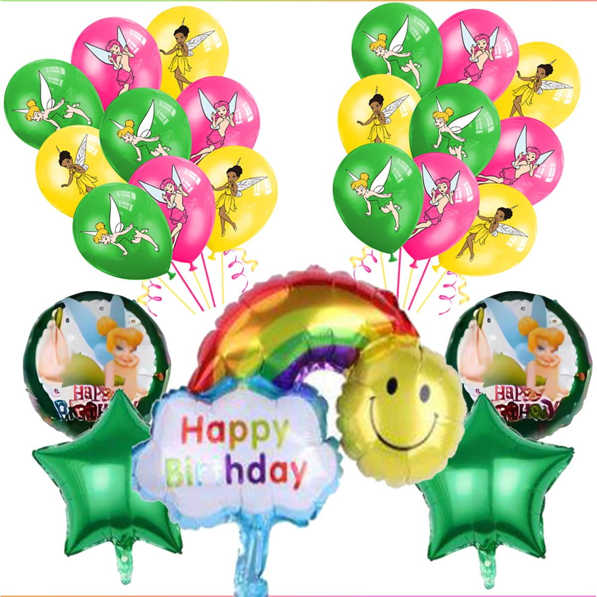 Tinker Balloons Birthday Party Supplies Decor Fans Set Decorations Kit ...