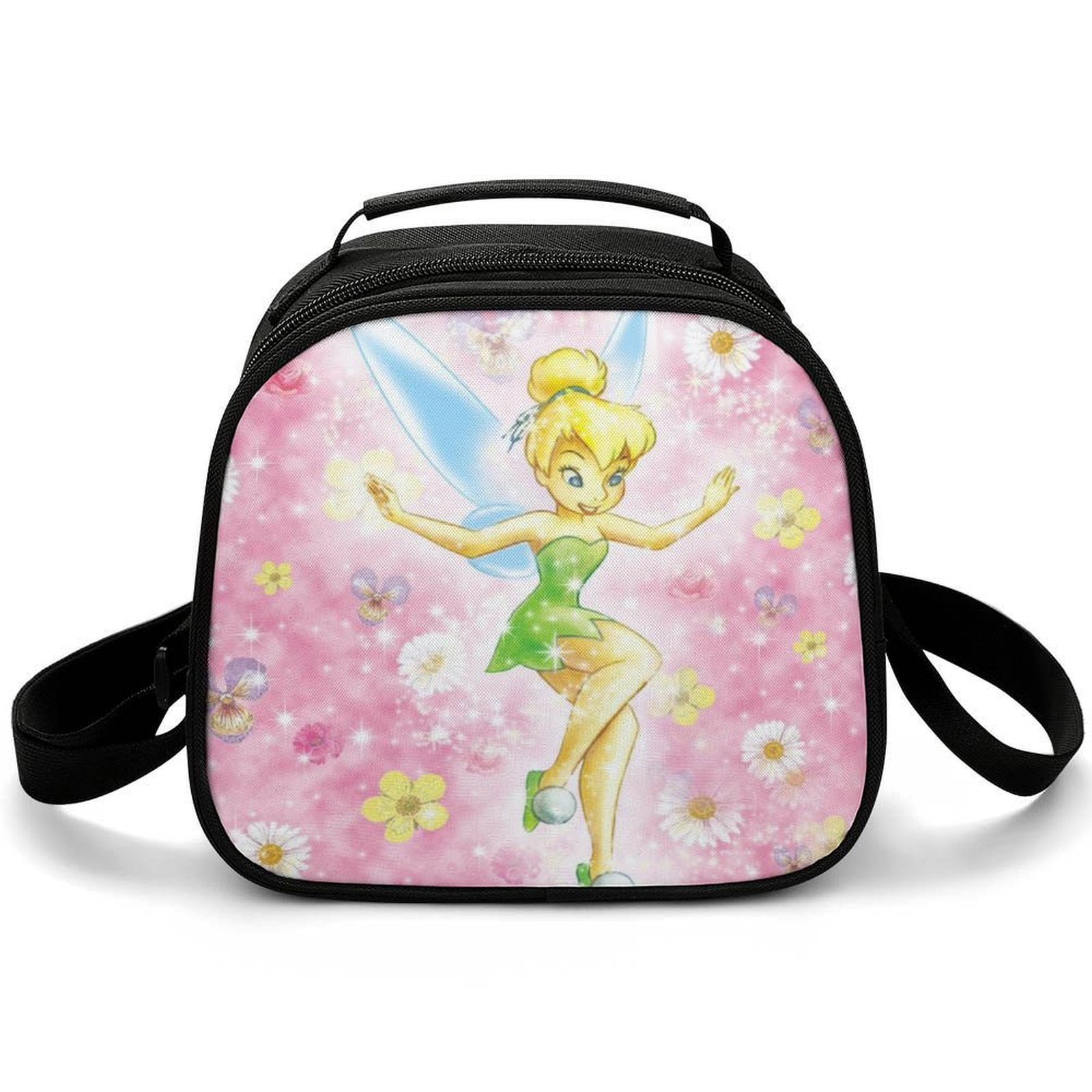 Tinker Be-l Lunch Bag Small Lunch Box Shoulder Strap Reusable Food Tote ...