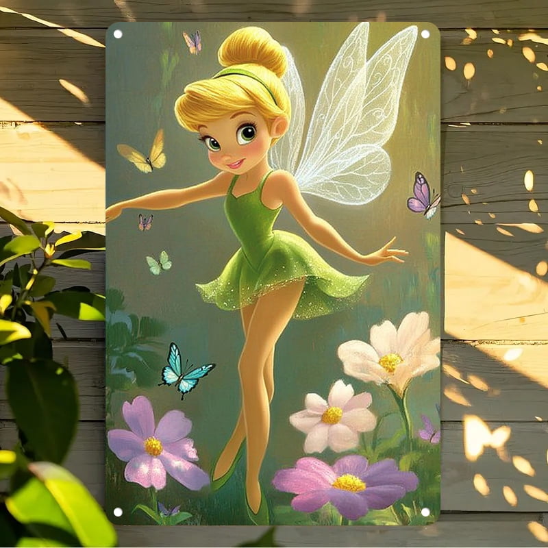 Tinker Bell 1 Piece of Creative Flower Artwork in Dancing, with Art ...