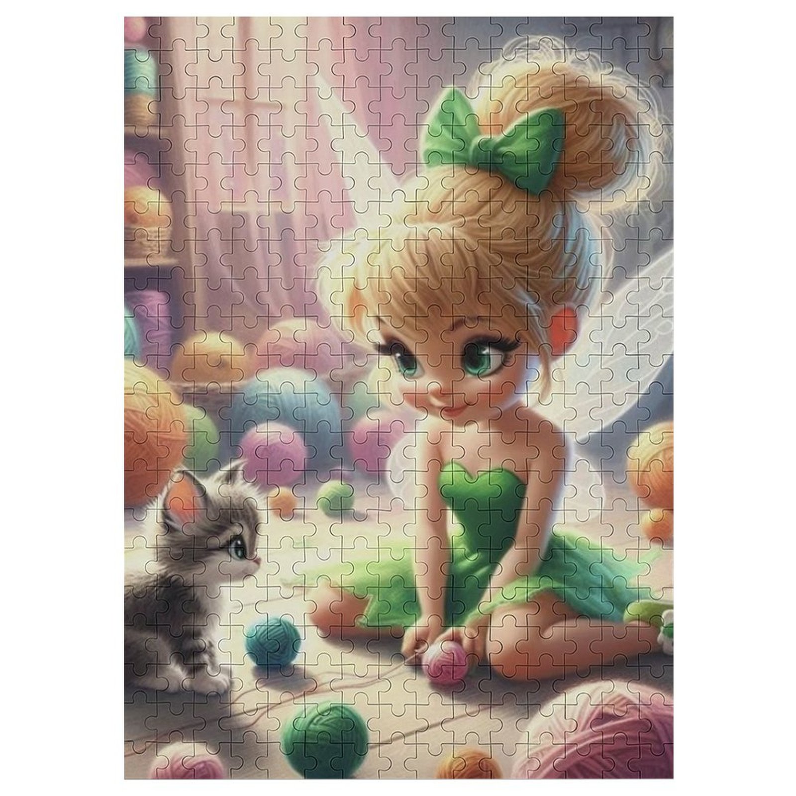Tinker Bell 300 PCS Jigsaw Puzzle for Kids Teens - Unique Puzzle Pieces ...