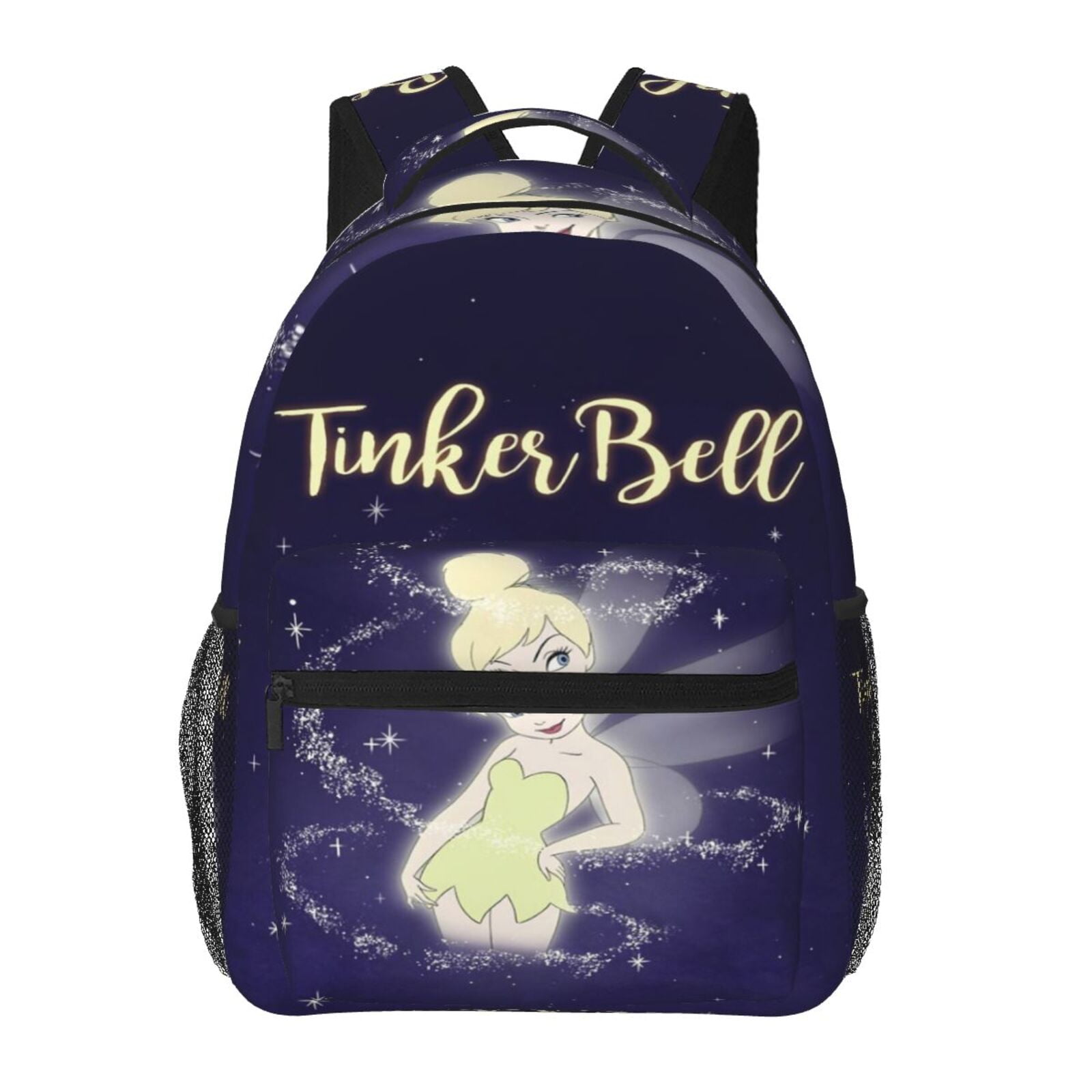 Tinker Bel Backpack Cute Cartoon Lightweight Backpacks Portable Outdoor ...