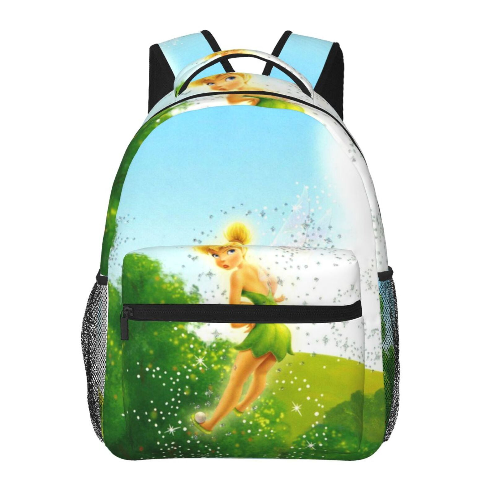 Tinker Bel Backpack Cute Cartoon Lightweight Backpacks Portable Outdoor ...