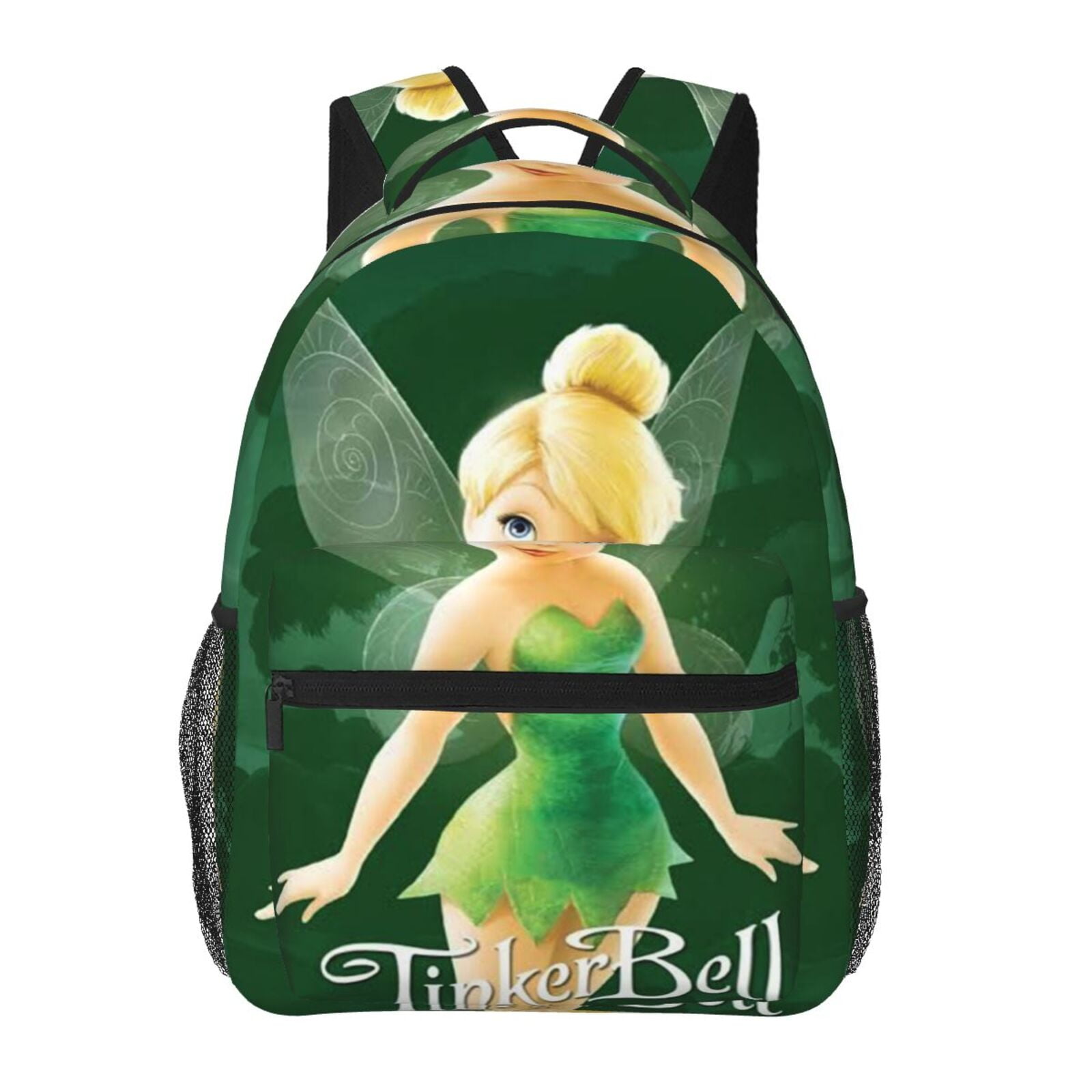 Tinker Bel Backpack Cute Cartoon Lightweight Backpacks Portable Outdoor ...