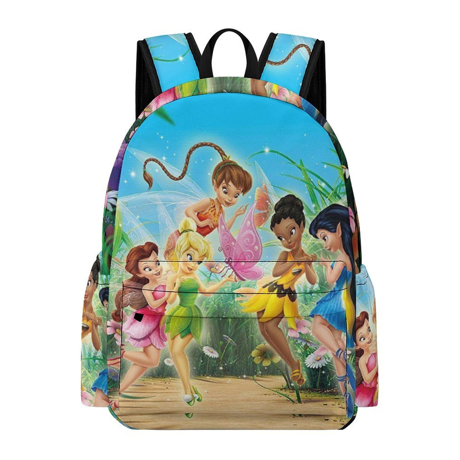 Tinker Bell Backpacks Bookbag Casual Daypack Backpacks for Travel Work ...