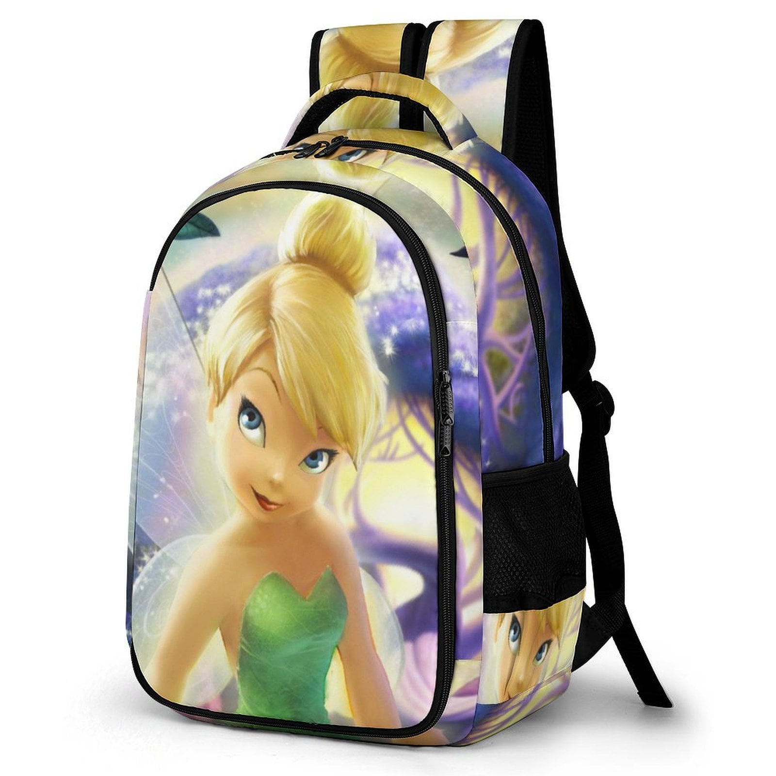 Tinker Bell Backpacks Bookbag Casual Daypack Backpacks for Travel Work ...