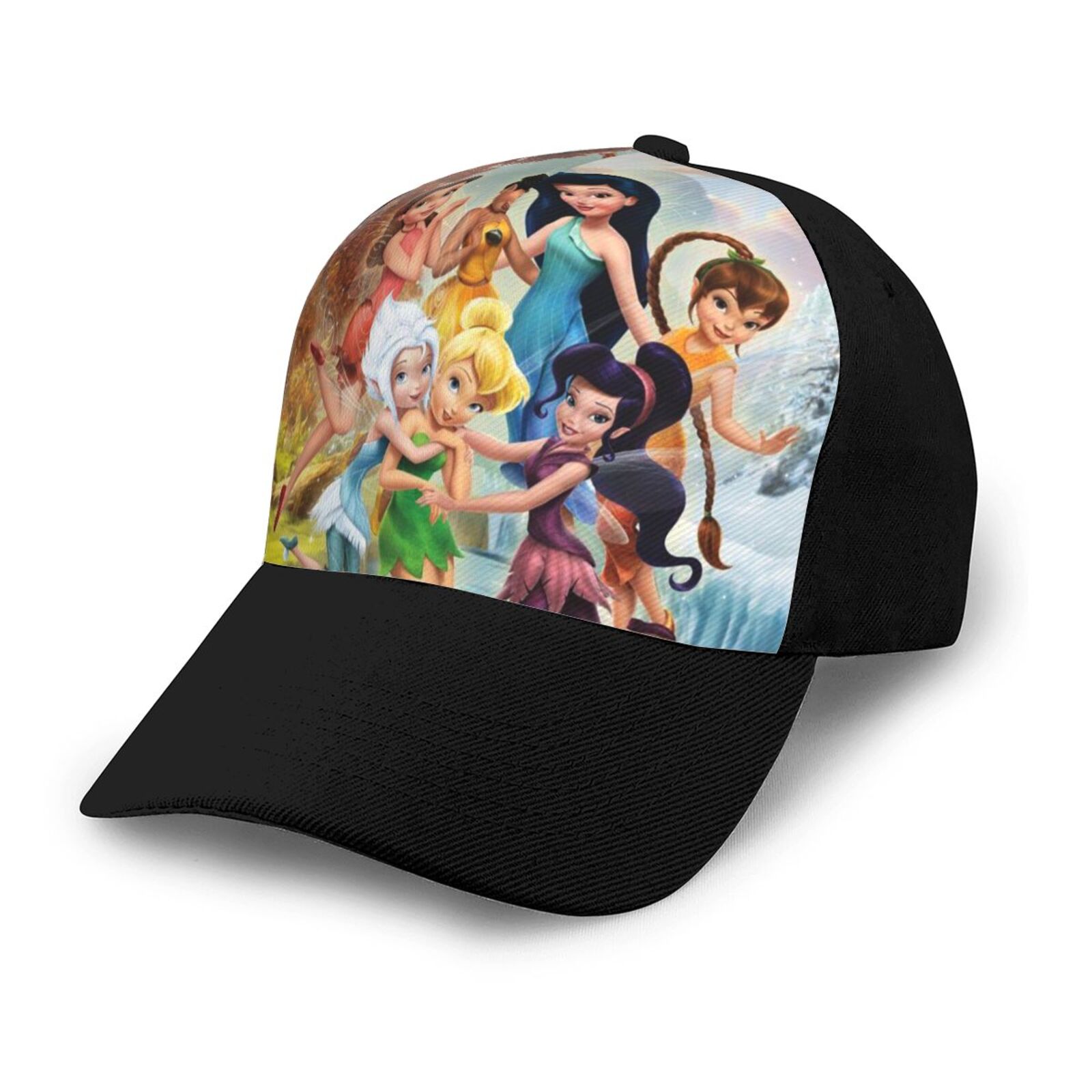 Tinker Bell Baseball Cap Golf Dad Hat Adjustable Low Profile Cotton Hat ...