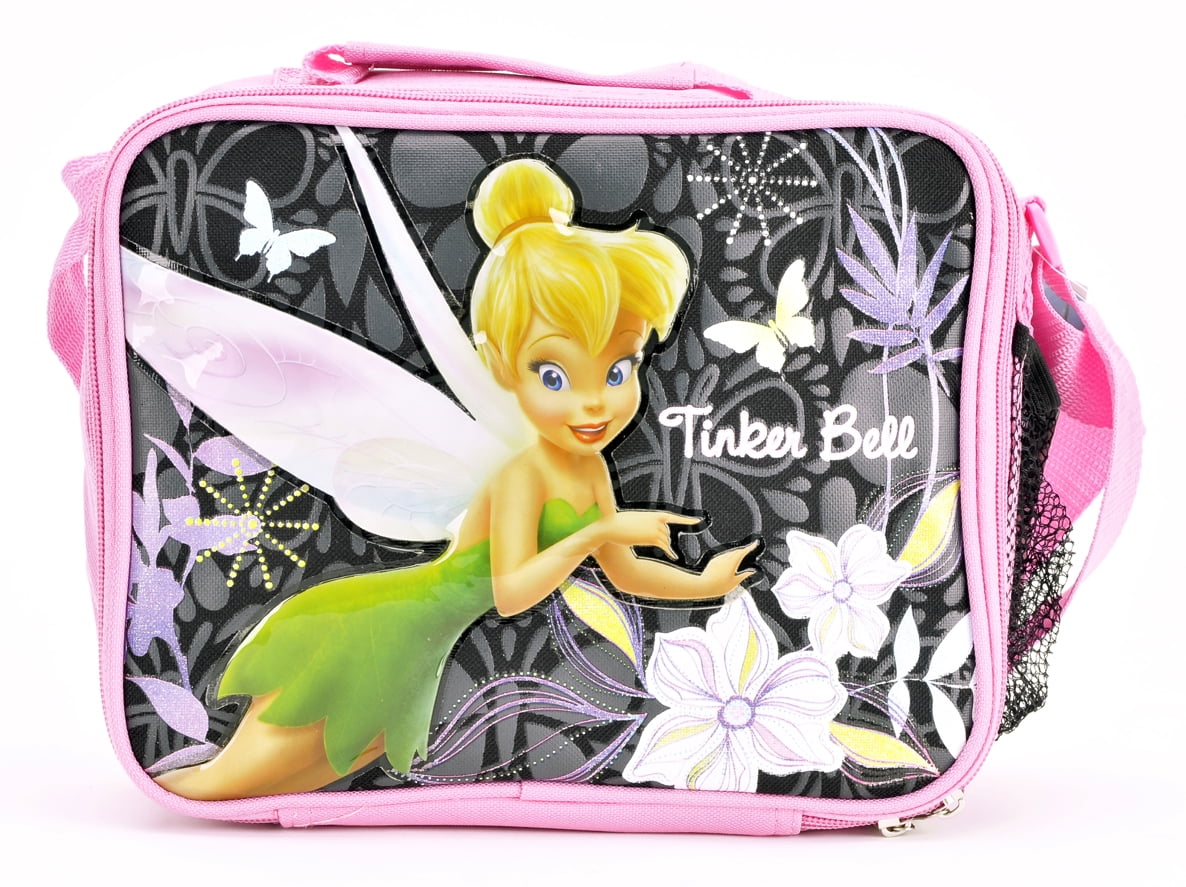 Tinker Bell Black and Pink Lunch Box - Walmart.com