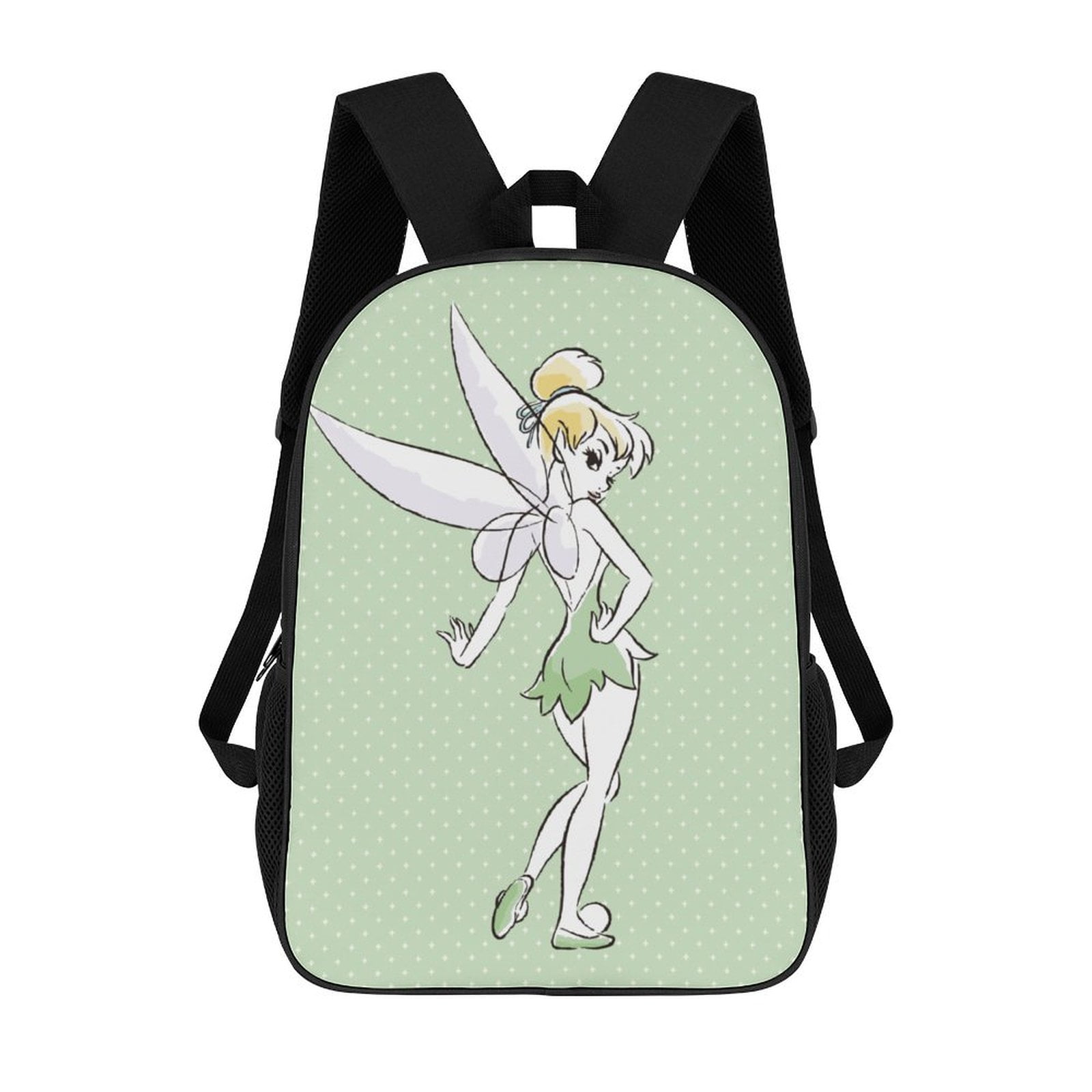 Tinker Bell Cartoon 17" Backpack 3d Printed Backpacks Travel Daypacks ...