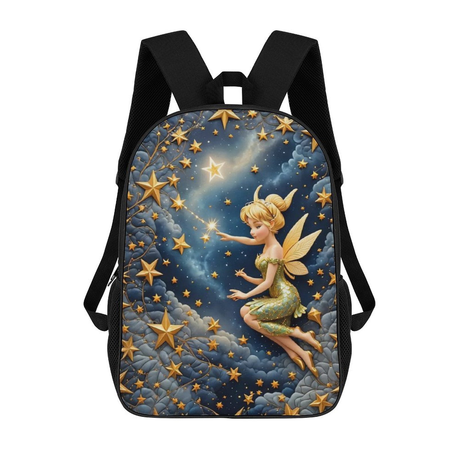 Tinker Bell Cartoon 17" Backpack 3d Printed Backpacks Travel Daypacks ...