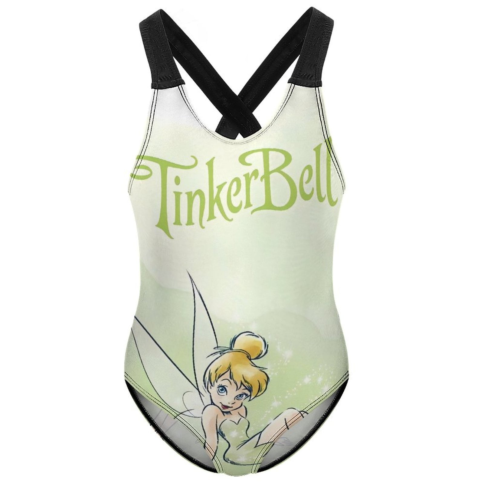 Tinker Bell Cartoon girls one-piece swimsuit beach swimsuit suitable ...