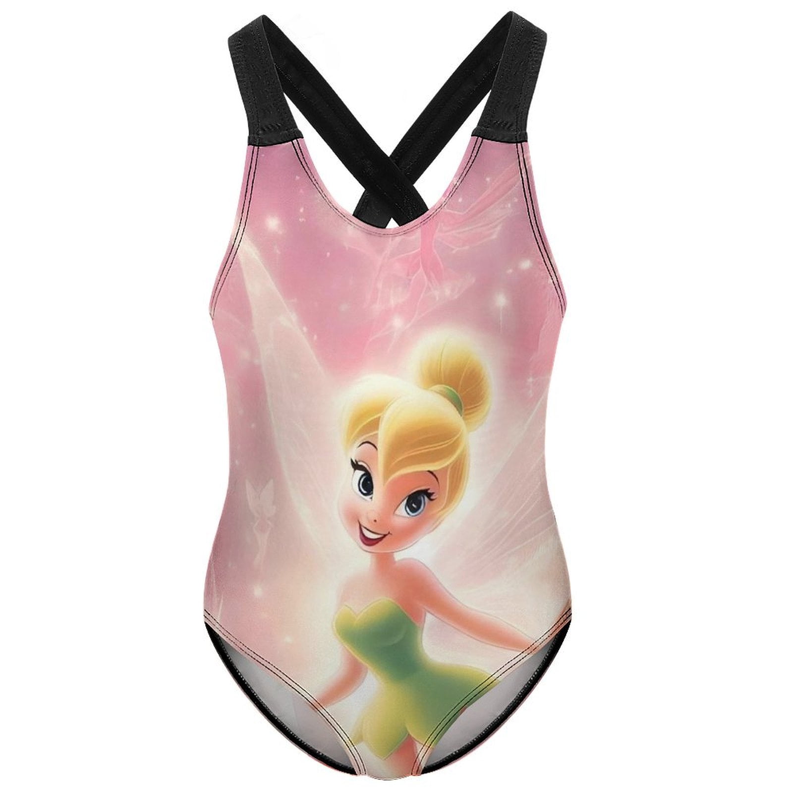 Tinker Bell Cartoon girls one-piece swimsuit beach swimsuit suitable ...