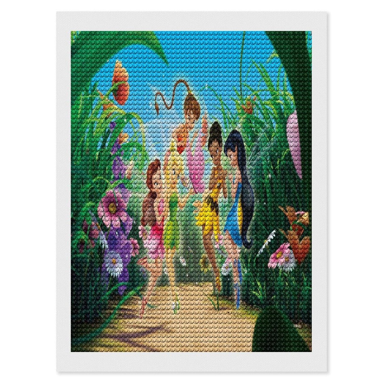 Tinker Bel Diamond Art Kits DIY 5D Anime Painting by Number Kits Full ...