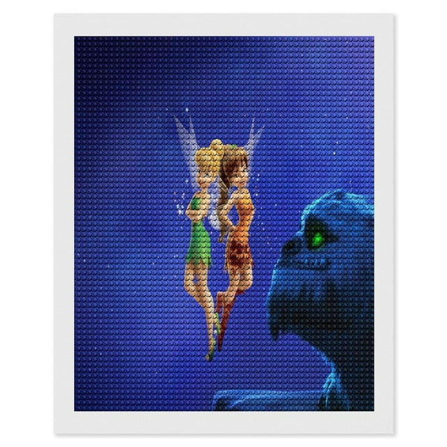 Tinker Bel Diamond Art Kits DIY 5D Anime Painting by Number Kits Full ...