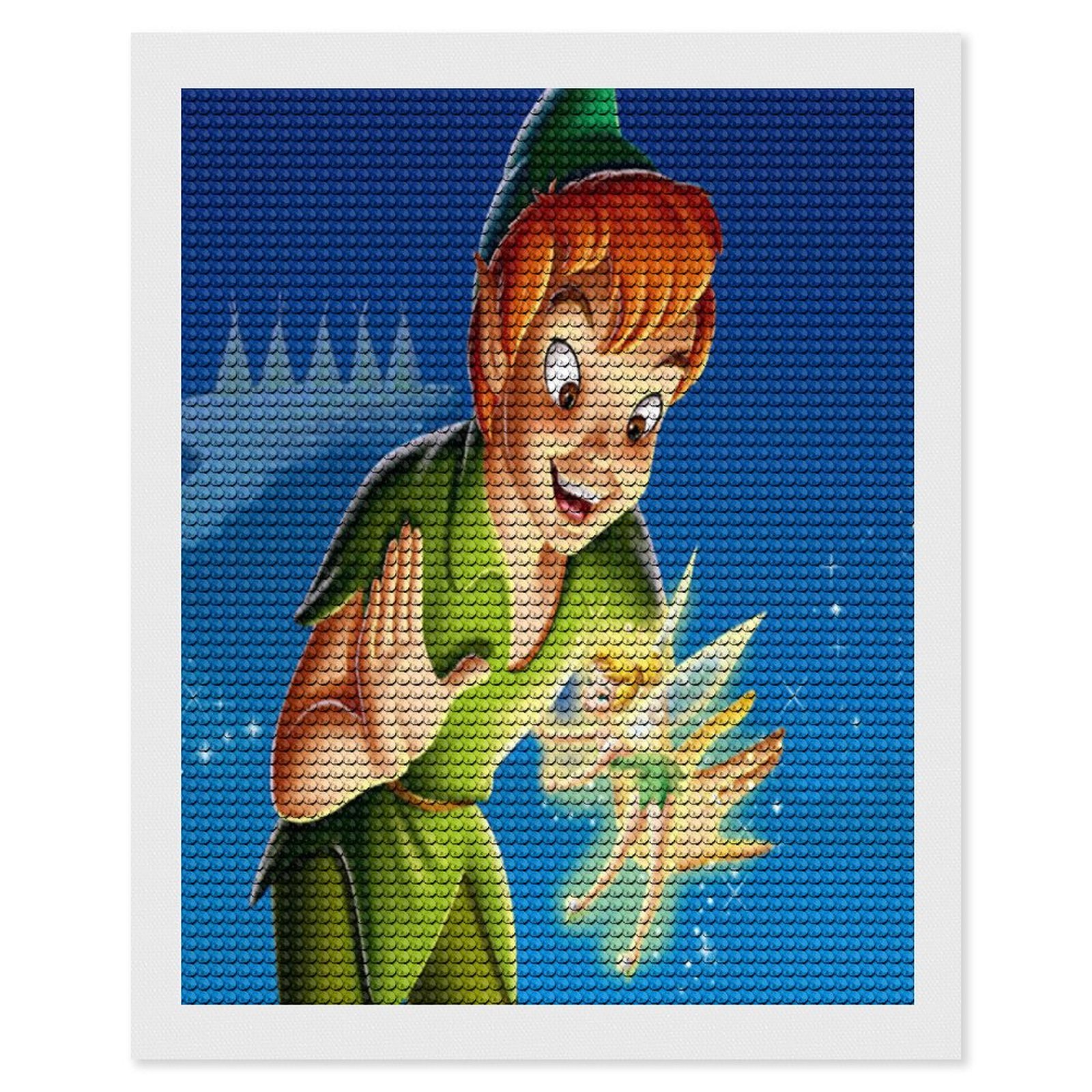 Tinker Bel Diamond Art Kits DIY 5D Anime Painting by Number Kits Full ...