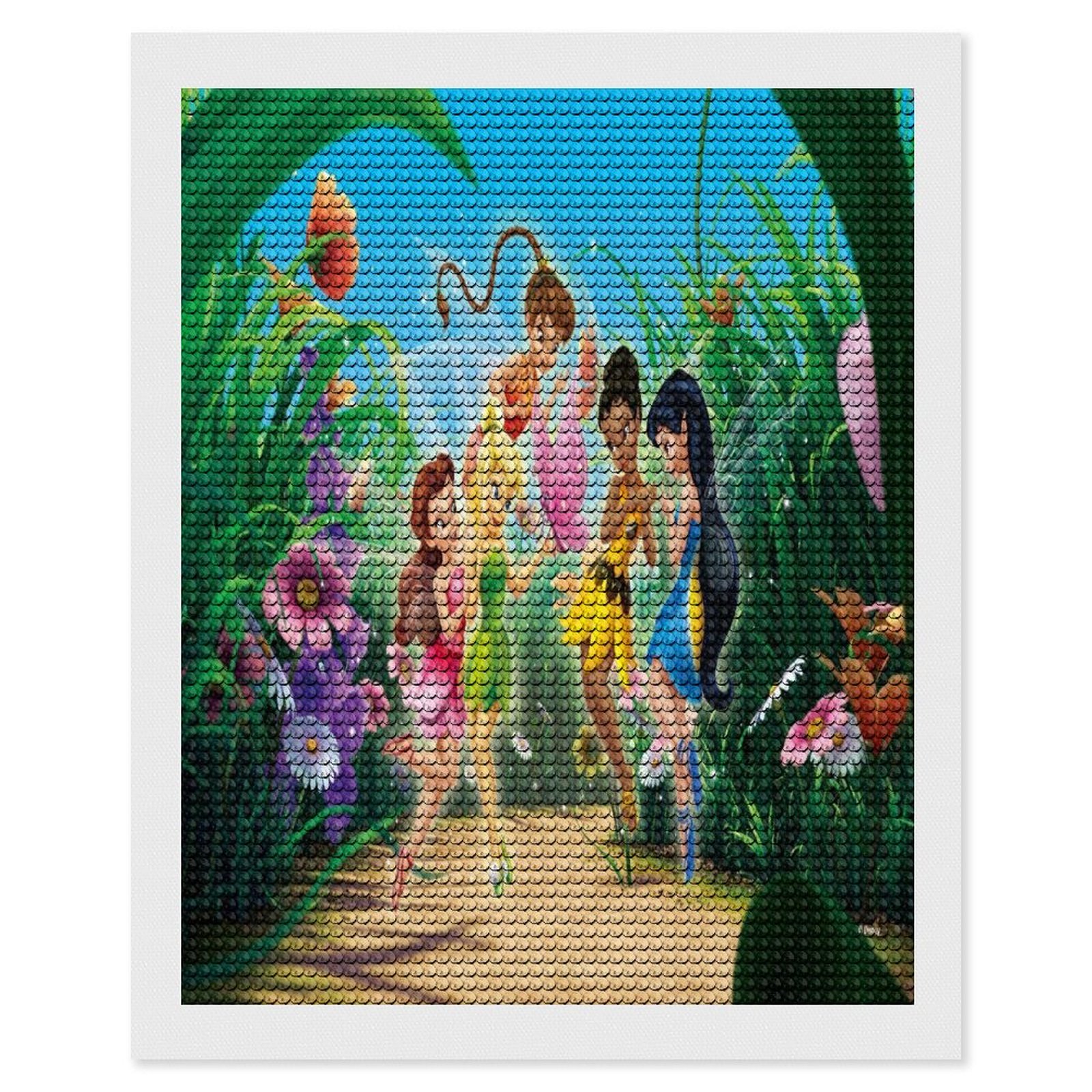 Tinker Bel Diamond Art Kits DIY 5D Anime Painting by Number Kits Full ...