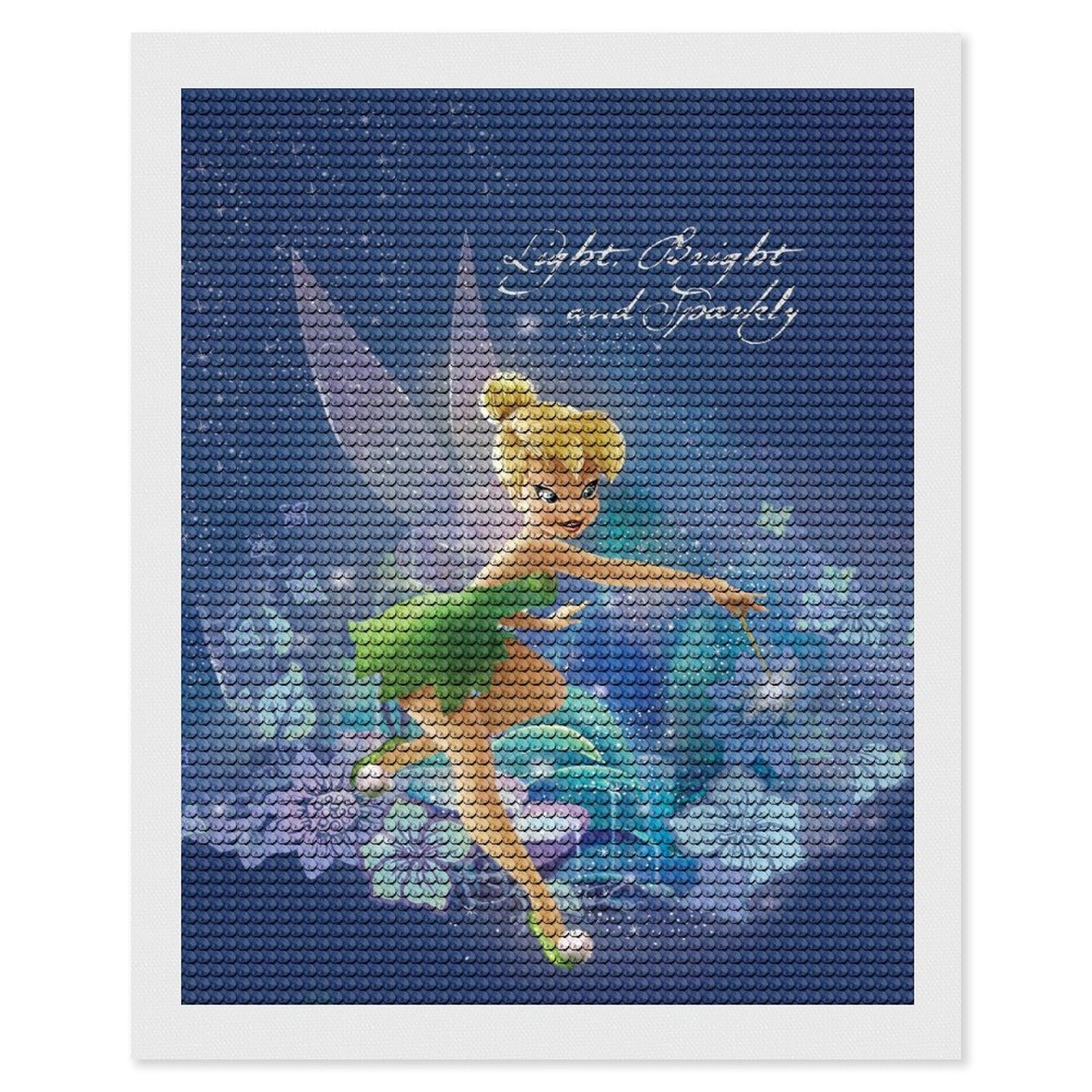 Tinker Bel Diamond Art Kits DIY 5D Anime Painting by Number Kits Full ...