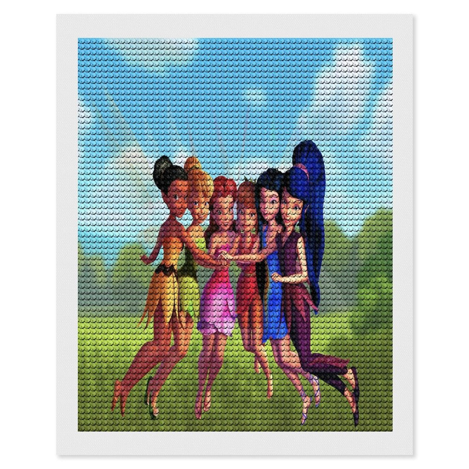 Tinker Bel Diamond Art Kits DIY 5D Anime Painting by Number Kits Full ...
