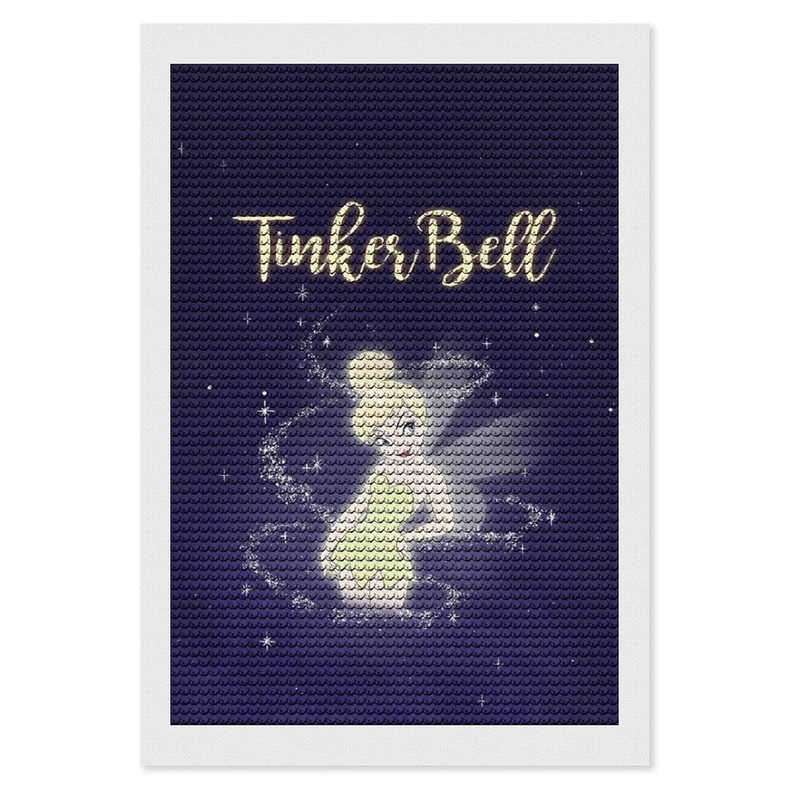 Tinker Bel Diamond Art Kits DIY 5D Anime Painting by Number Kits Full ...