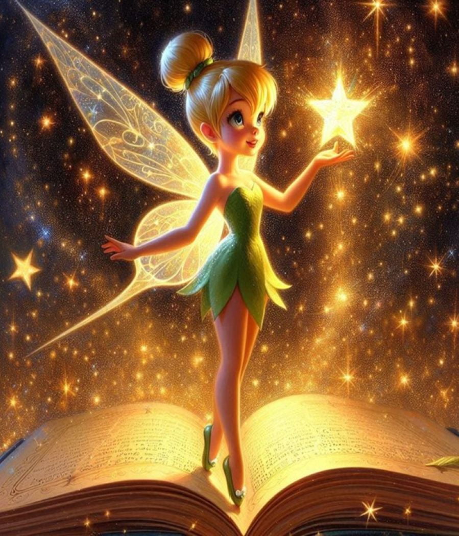 Tinker Bell Diamond Painting Kits for Adults, 5D Spirit Diamond Art ...