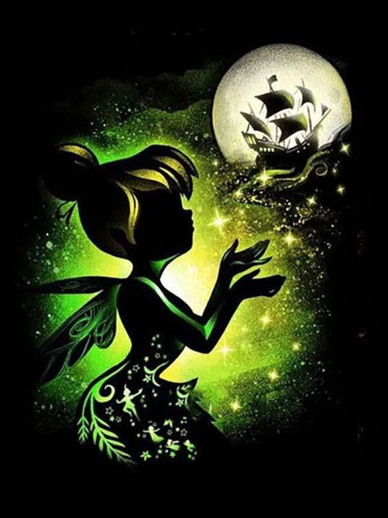 Tinker Bell Diamond Painting Kits for Adults Princess 5D Diamond Art ...