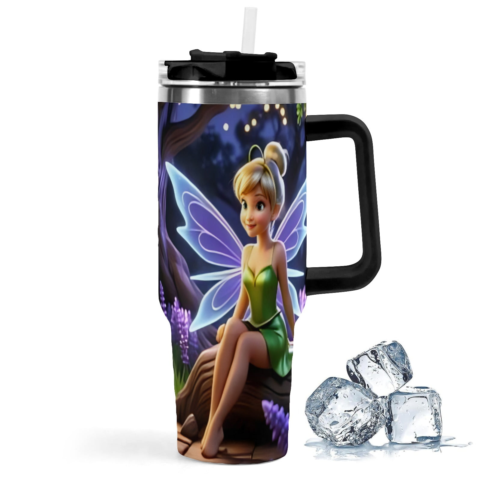 Tinker Bell Large capacity car cup has an iconic print, is durable with ...