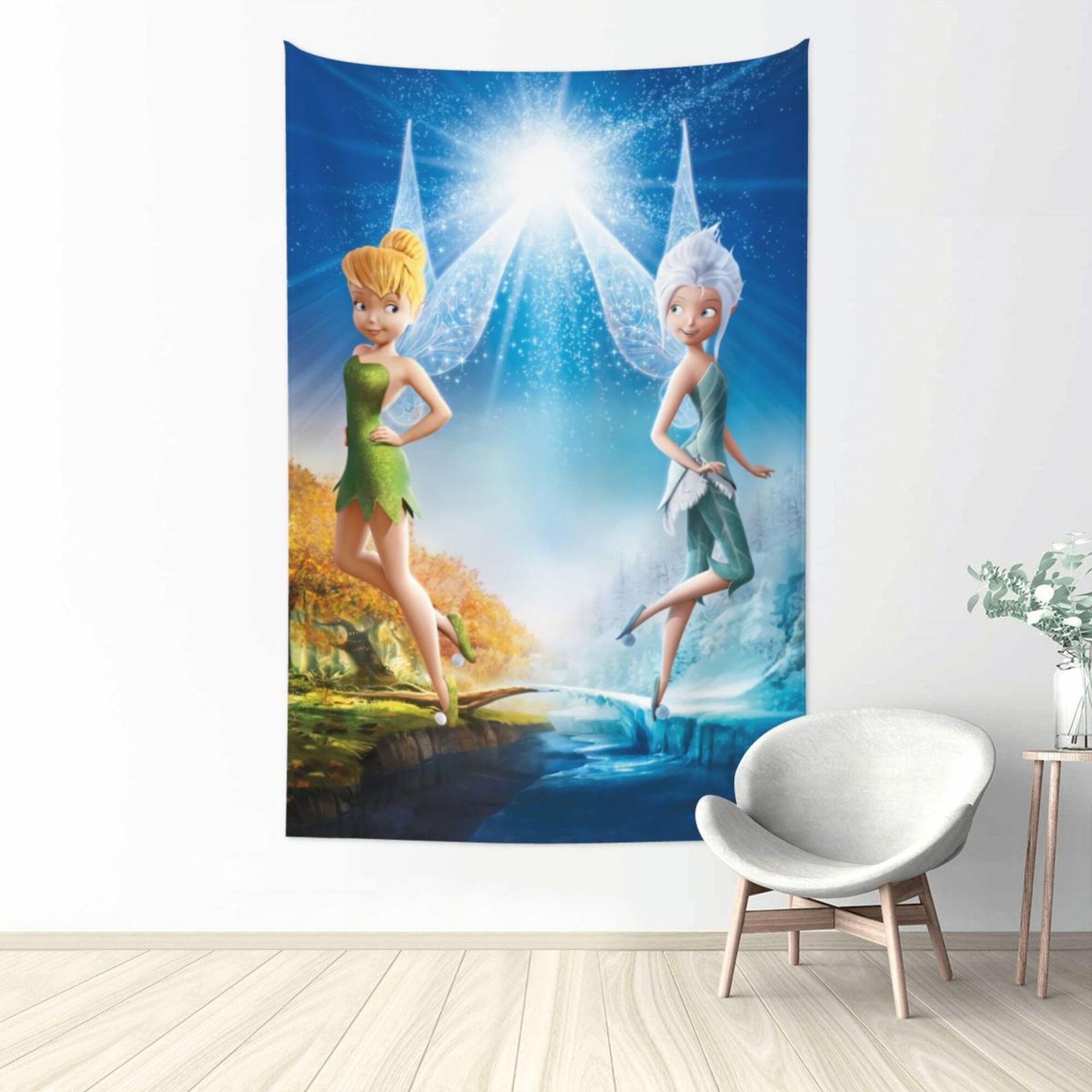 Tinker Bell And The Legend Of The Neverbeast Tapestry Cartoon Print ...