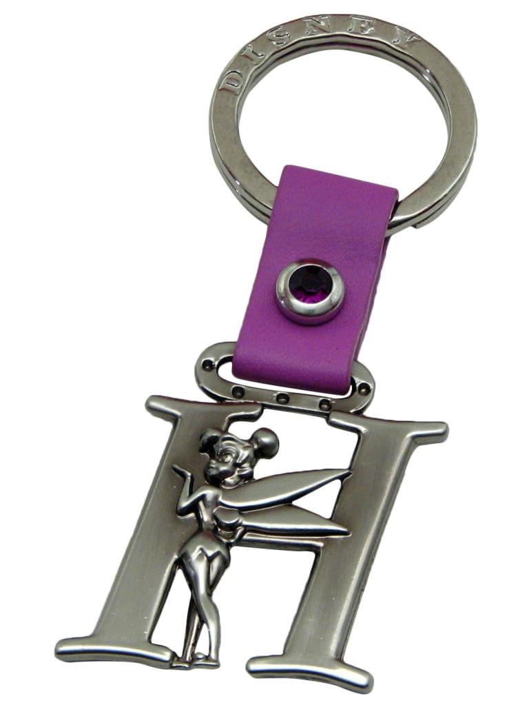 Tinker Bell Letter H Pewter Key Chain - Walmart.com
