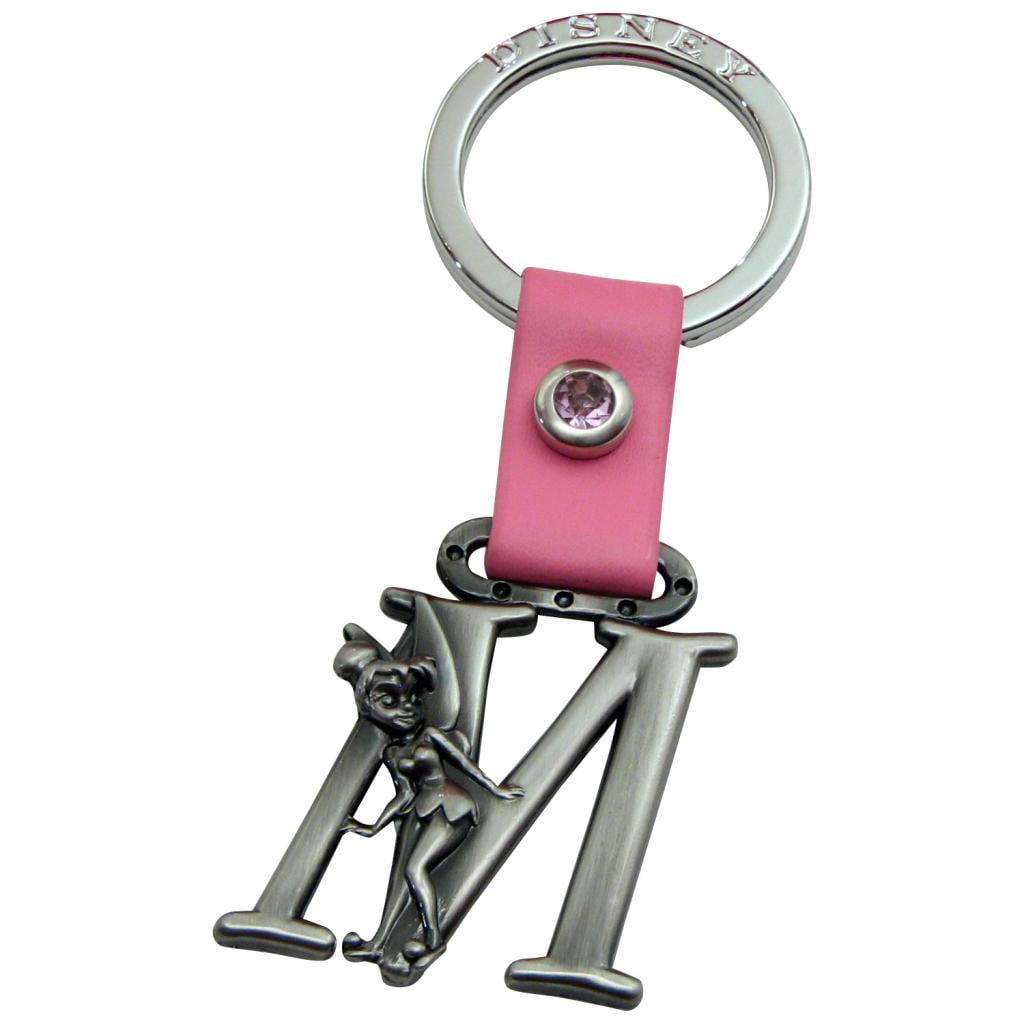 Tinker Bell Letter M Pewter Key Chain - Walmart.com