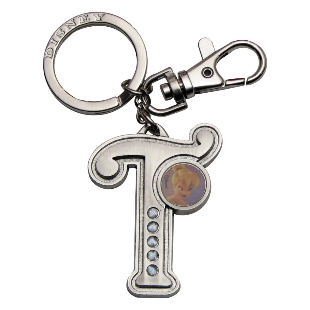 Tinker Bell Letter T Pewter Keyring - Walmart.com