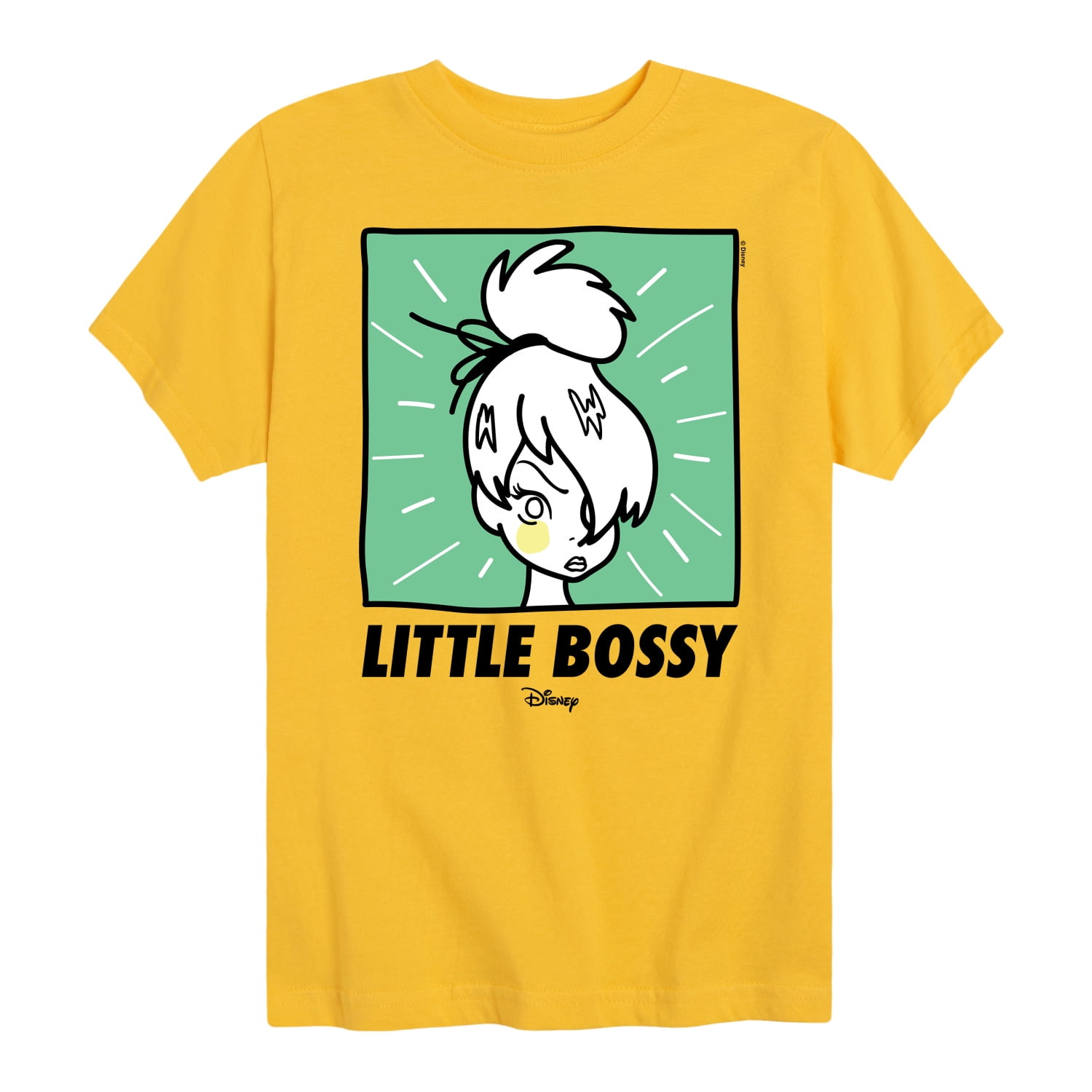 Tinker Bell - Little Bossy - Toddler And Youth Short Sleeve Graphic T ...