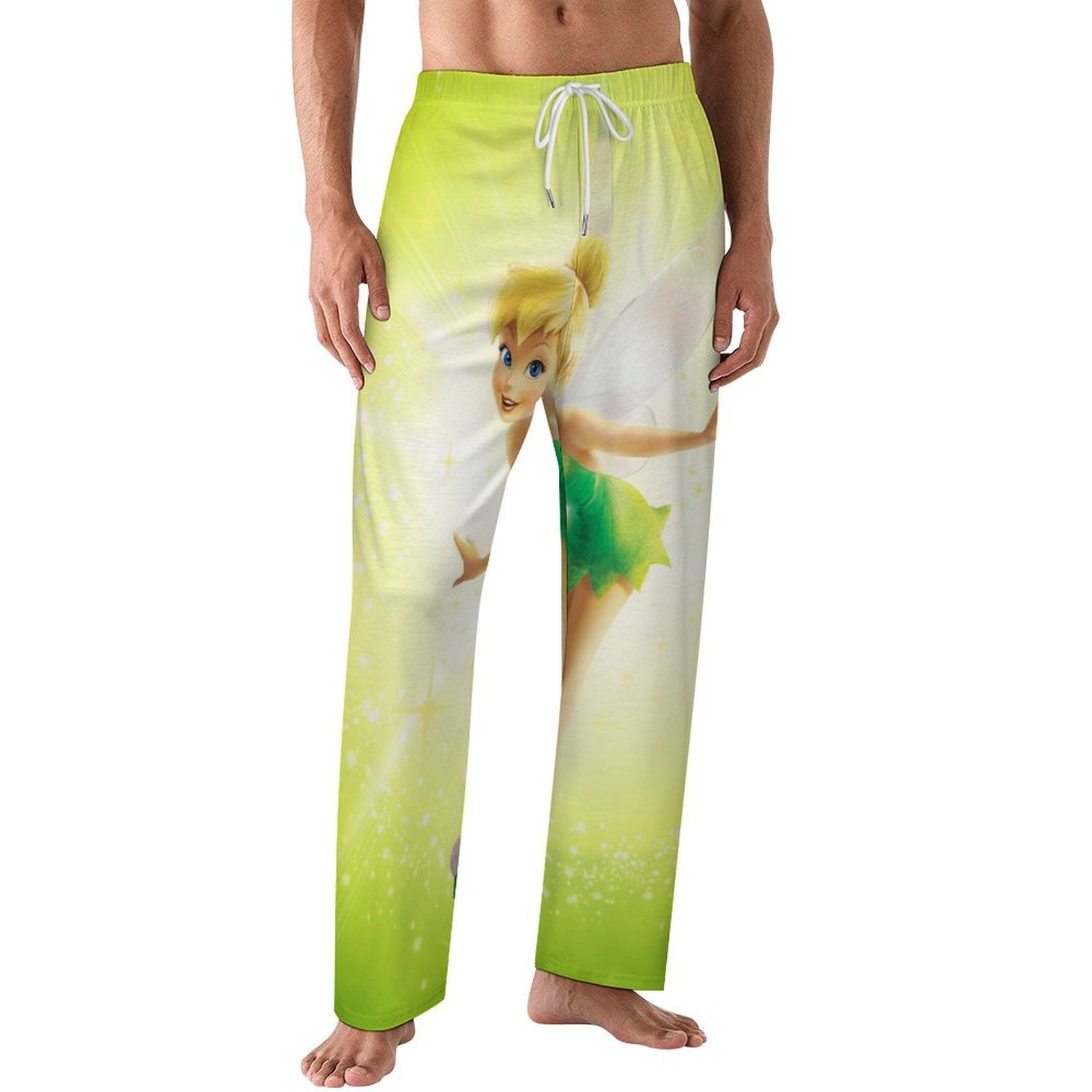 Tinker Bell Mens PJ Pajama Pants Bottoms Lounge Pants Sleepwear PJs ...